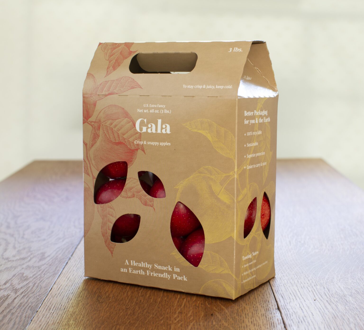 BelleHarvest transforma su empaque para manzanas con ProducePack™