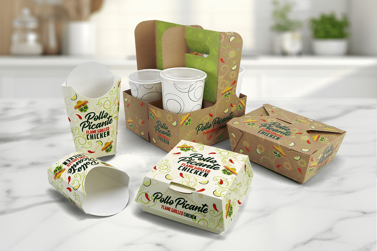 Takeout Containers, Boxes, and Pails Foodservice Packaging