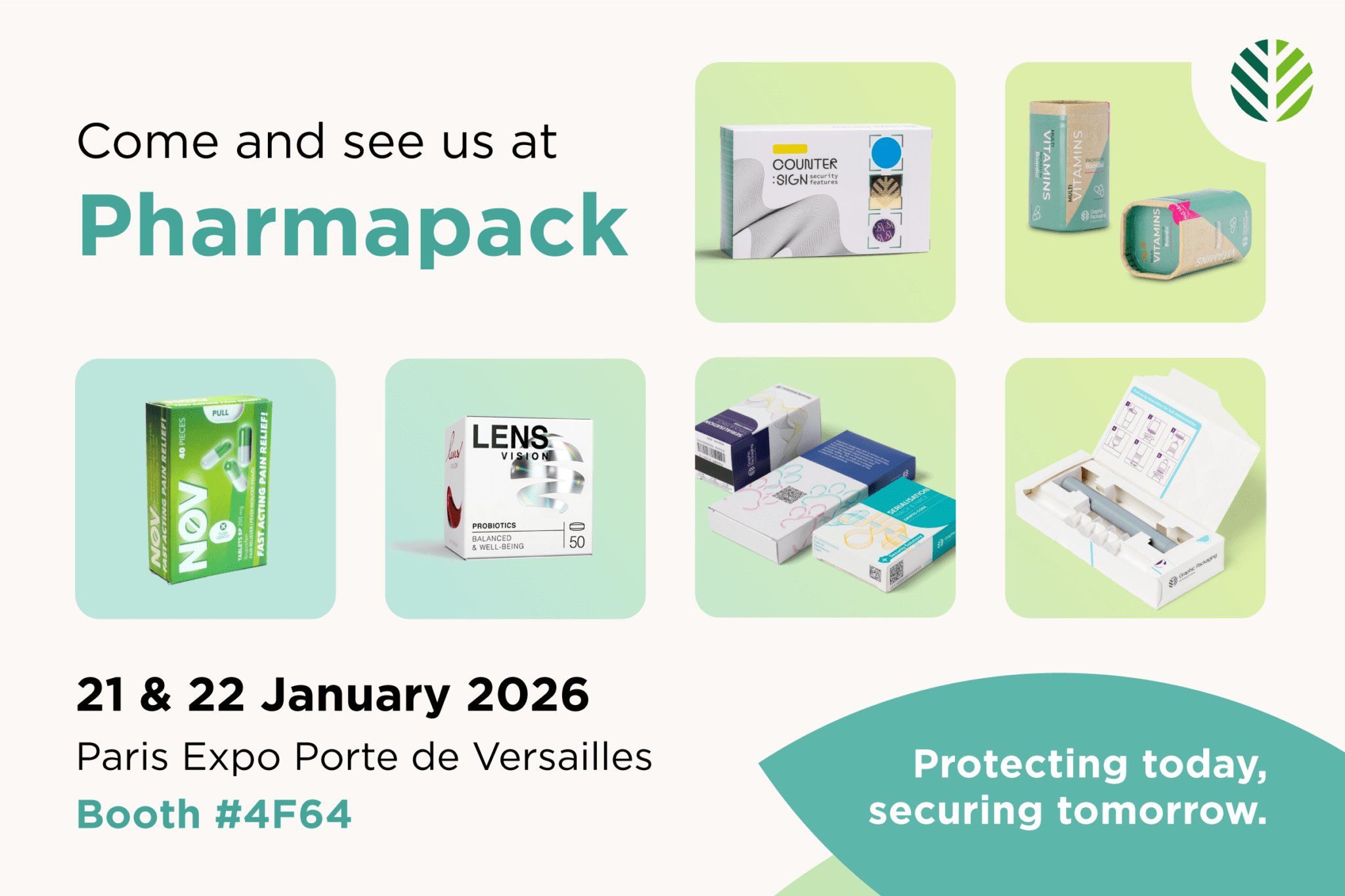 Wir sind auf der Pharmapack 2026 in Paris